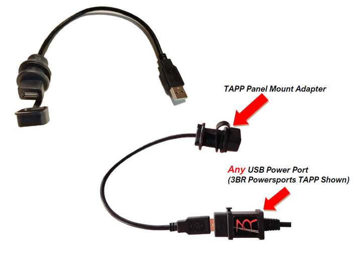 TAPP All-Weather USB Power Ports – 3BR Powersports